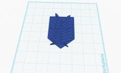 attack on titan corps logos 3D Models | Page 1 | STLFinder