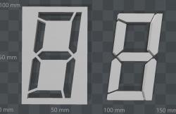 large seven segment display 3D Models | Page 1 | STLFinder