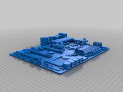 smallest motherboard version in the atx standard 3d models 【 STLFinder