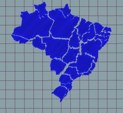 the brazil map 3d models 【 STLFinder