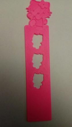 hello kitty bookmark printable 3d models 【 STLFinder