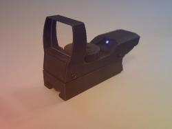 monstrum ares v2 open reflex red dot sight with shake awake covers 3D ...