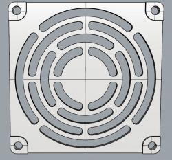 80mm fan grill 3D Models | Page 1 | STLFinder