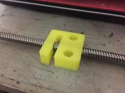 nut block for 8mm metric acme lead screw 3d models 【 STLFinder