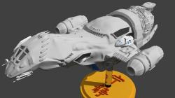 fixed firefly class transport ship serenity 3D Models | Page 1 | STLFinder