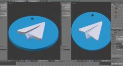 telegram keychain stl 3D Models | Page 1 | STLFinder