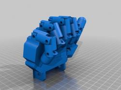 Renderizado 2 Mano Contraida 4 dedos 3D Models | Page 1 | STLFinder