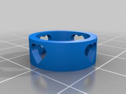 2 heart ring 3d models 【 STLFinder