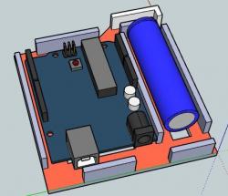 arduino with battery 3d models 【 STLFinder