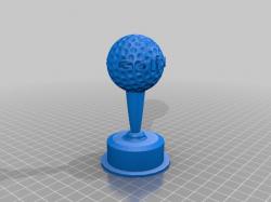 golf ball trophy 3d models 【 STLFinder