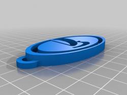 lada logo keychain 3d models 【 STLFinder