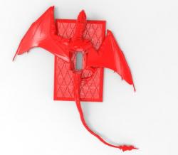 dragon switch plate 3d models 【 STLFinder