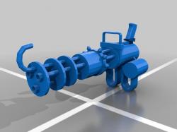 mini gun drawing 3d models 【 STLFinder