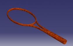 thruster light tk pl o 5u strung badminton racket vector kibi sports ...