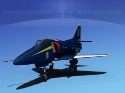 attack aircraft a 4 skyhawk blue angel 3D Models | Page 1 | STLFinder