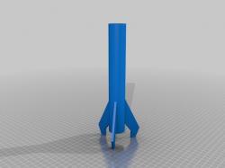 functional rocket body tube with fins 3d models | Page 1 | STLFinder