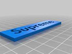 images of supreme logo 3d models 【 STLFinder