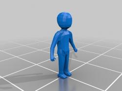 low poly person 3d models 【 STLFinder