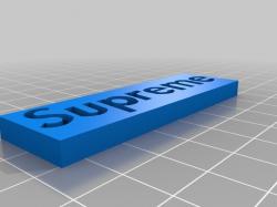 supreme box logo 3D Models | Page 1 | STLFinder