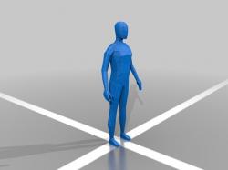 low poly human 3d models 【 STLFinder