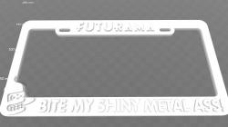 license plate frame gun metal chrome 3D Models | Page 1 | STLFinder