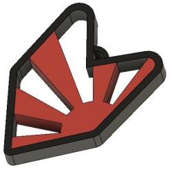 jdm wakaba mark sticker size 4 5 new driver leaf shoshinsha decal 3D ...