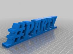 party room sign 3d models 【 STLFinder