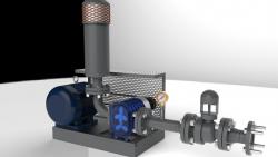 rotary lobe blower root blower 3d models | Page 1 | STLFinder