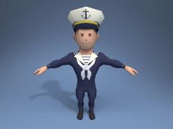 sailor low poly 3d model | Page 1 | STLFinder