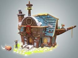 Low Poly Pirate House 5 3D Models | Page 1 | STLFinder