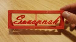 name plate printing 3D Models | Page 1 | STLFinder