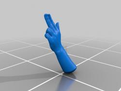 hand pointing 3d models 【 STLFinder