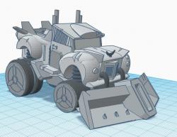 rc truck with snow plow 3d models 【 STLFinder