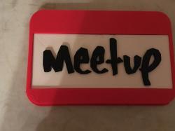 MEETUP sign 3D Models | Page 1 | STLFinder