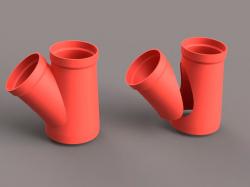 pvc wye fitting 3D Models | Page 1 | STLFinder