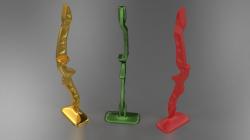 recurve bows riser 3d models 【 STLFinder