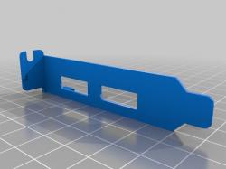 low profile pci bracket 3D Models | Page 1 | STLFinder