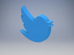 facebook twitter logo 3d models 【 STLFinder