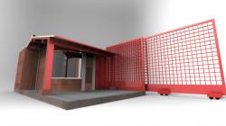 checkpoint gatehouse garita de vigilancia y control 3D Models | Page 1 ...