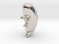 silver pendant with bone moon face and bone wolf face 3D Models | Page ...
