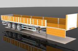 flatbed trailer stage 3d models 【 STLFinder