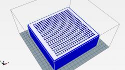 a device for slicing beetroot into long pieces with a square cross ...