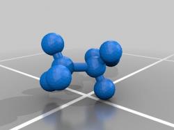 ethanol molecule structure 3d models 【 STLFinder