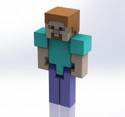 minecraft with steve 3D Models | Page 1 | STLFinder
