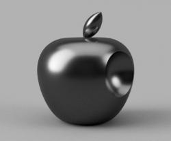 apple logo 3d 【 STLFinder