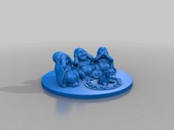 skeleton see no evil hear no evil say no evil 3D Models | Page 1 ...