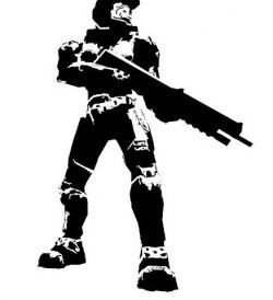 master chief stencil stl 3D Models | Page 1 | STLFinder