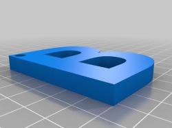 letter b keychain 3D Models | Page 1 | STLFinder