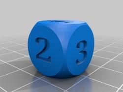 dice with numbers 3d models 【 STLFinder