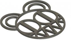 radiohead modified bear logo 3d models 【 STLFinder